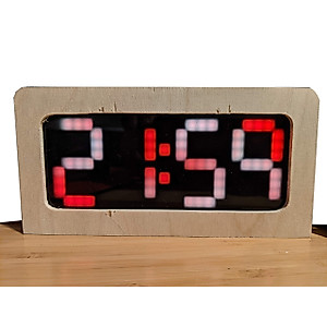 ESPixel Clock Pixel-Based 7 Segment Display for Arduino and Raspberry Pi