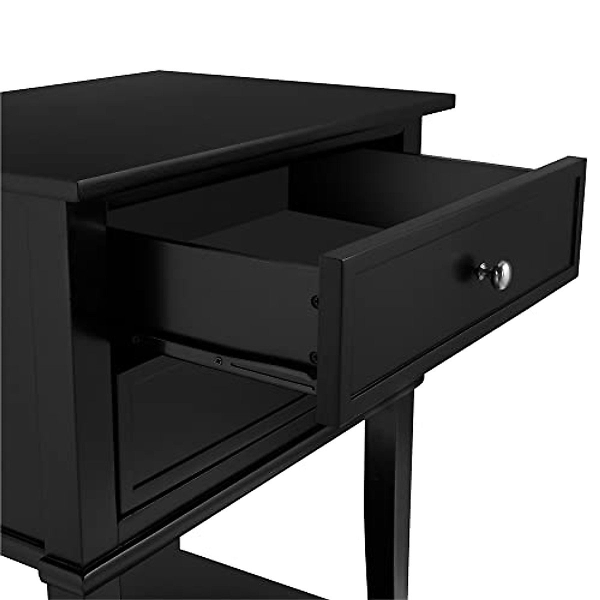 Ameriwood Home Franklin Accent Table 2 Drawers, Black