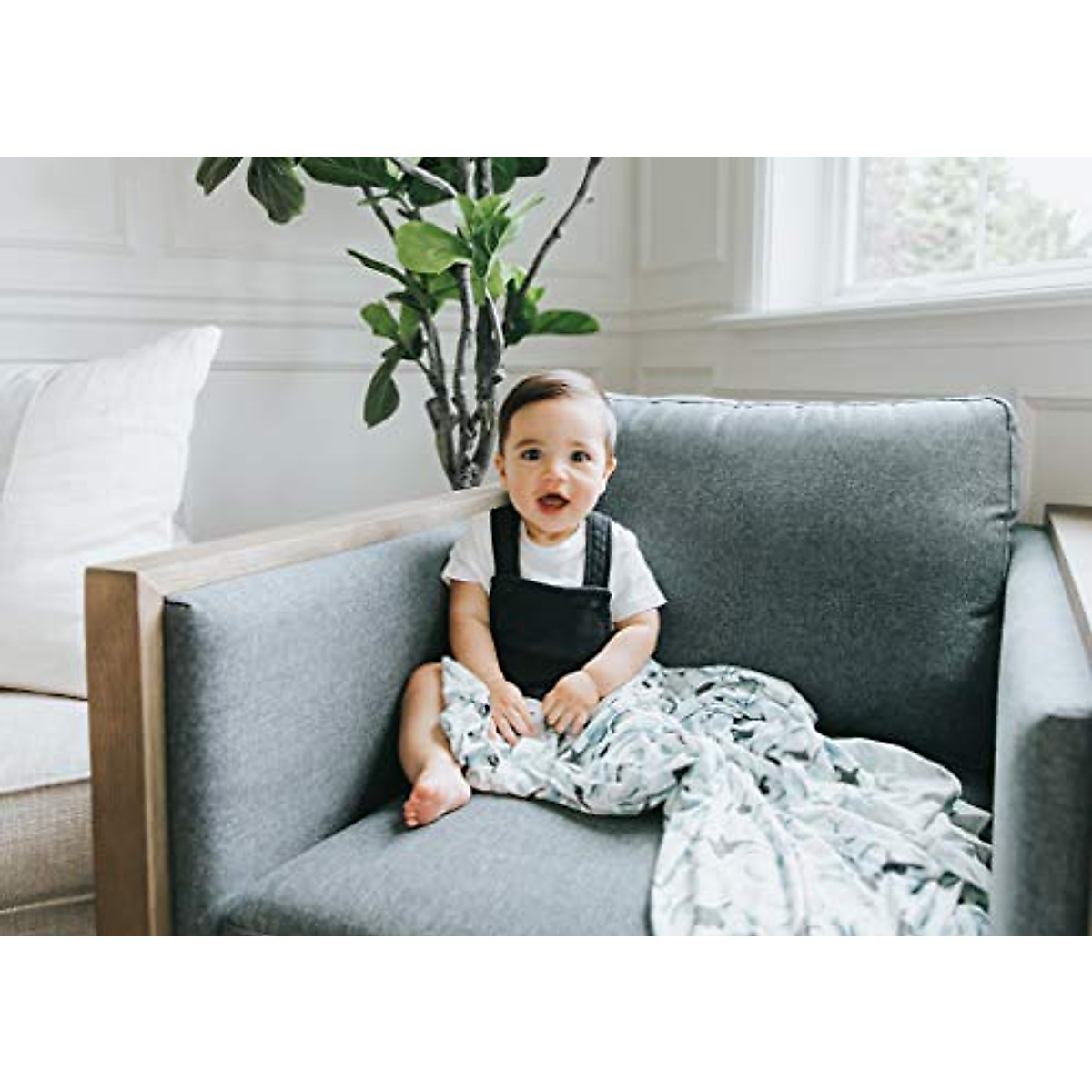 Copper Pearl Large Premium Knit Baby Swaddle Receiving Blanket Kai