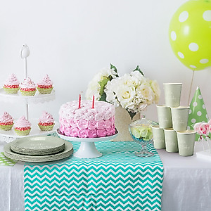 Mifoci 122 Pcs Baby Shower Sage Green Party Supplies Include 7 Inch 9 Inch Disposable Sage Green Paper Plates 9 oz Paper Cup Sage Green Napkin Cocktail Napkins