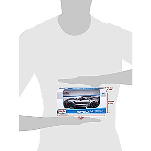 Maisto 1:24 Scale Special Edition 2017 Chevrolet Corvette Grand Sport Die Cast Vehicle (31516-00000002), Metallic Grey