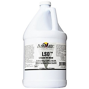 AniMed Lso Linseed Oil Blend for Horses, 1-Gallon
