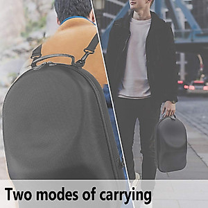 Esimen Fashion Hard Case for Oculus Rift S PC-Powered VR Gaming Headset and Controllers Accessories Travel Bag (Black)