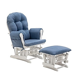 Rejoice Home Atoll Glider Rocking Chair Replacement Cushion Set - Blue One Size