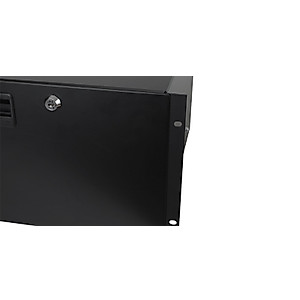 Penn Elcom 3235LK Standard Steel Rack Drawer for 5 Rack Spaces, 5U Sliding with Slam Latch & Keyed Lock, 14 Inch Deep Gear Storage