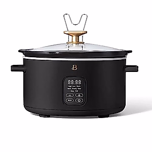 Beautiful 6 Quart Programmable Slow Cooker, Drew Barrymore (black Sesame)