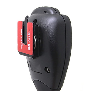 ZYAMY 2pcs CB Mic Holder CB Microphone Holder Mobile Radio Microphone Hang Up Clip Microphone Hanger Car Mic Holder with Adhesive Back