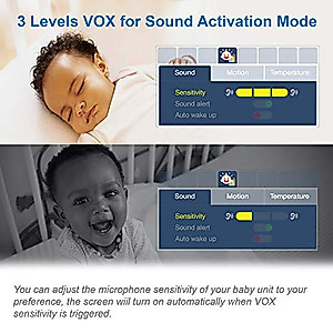 [Upgraded] VTech VM919HD Video Monitor with Battery Support 15-hr Video Streaming, 7" 720p HD Display,360 Panoramic Viewing, 110 Wide-Angle View,HD Night Vision,Up to 1000ft Range,Secured Transmission