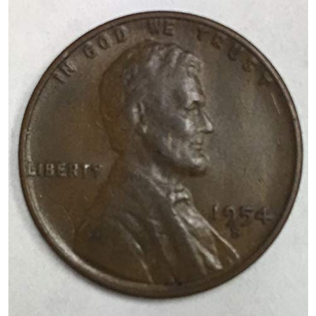 1954 S Lincoln Wheat Penny Average Circulated Good to Fine