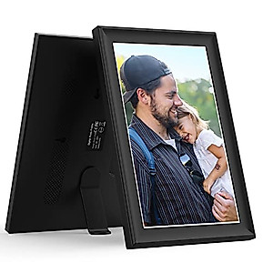 FRAMEO 10.5 Inch Smart WiFi Digital Photo Frame 1920x1280 FHD IPS LCD Touch Screen, Auto-Rotate, 32GB Storage, Support SD Card & USB Drive, Share Moments Instantly via Frameo App from Anywhere