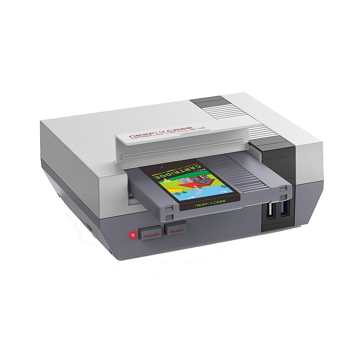 Retroflag NESPi 4 Case Raspberry Pi 4 Case with Safe Shutdown Safe Reset, SSD Case,HDMI Splitter Switch