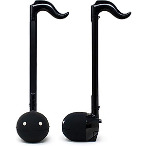Otamatone Deluxe Electronic Musical Instrument for Adults Portable Synthesizer Digital Electric Music from Japan by Cube/Maywa Denki Cool Stuff Gifts, Black [English Manual]