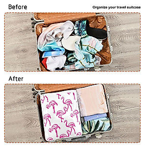 Flamingo Pink Laundry Bags Mesh Wash Bags Set of 2 Delicates Bag for Washing Machine Mesh Laundry Bag for Bra Shoe Lingerie Travel Laundry Dorm Room Essentials