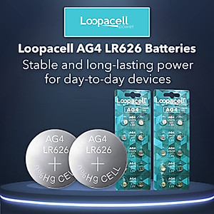 20 x LOOPACELL AG4 LR626 377 1.5V Alkaline Watch Batteries