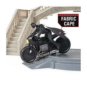 DC Comics, Batman Batcave with Exclusive Batman and Penguin Action Figures and Batcycle, The Batman Movie Collectible Kids Toys for Boys Ages 3 and up