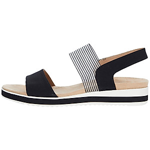 LifeStride Zing Women's Slip On 9.5 B(M) US Black-Stripe