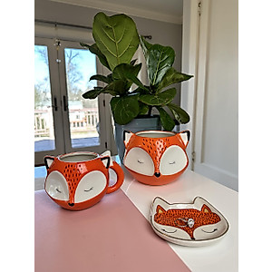 Streamline Imagined Ceramic Orange Fox Mug