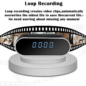 2024 New Hidden Camera Detector, No Audio, WiFi Nanny Camera for Home Office Indoor Surveillance Camera with Motion Detection, Night Vision