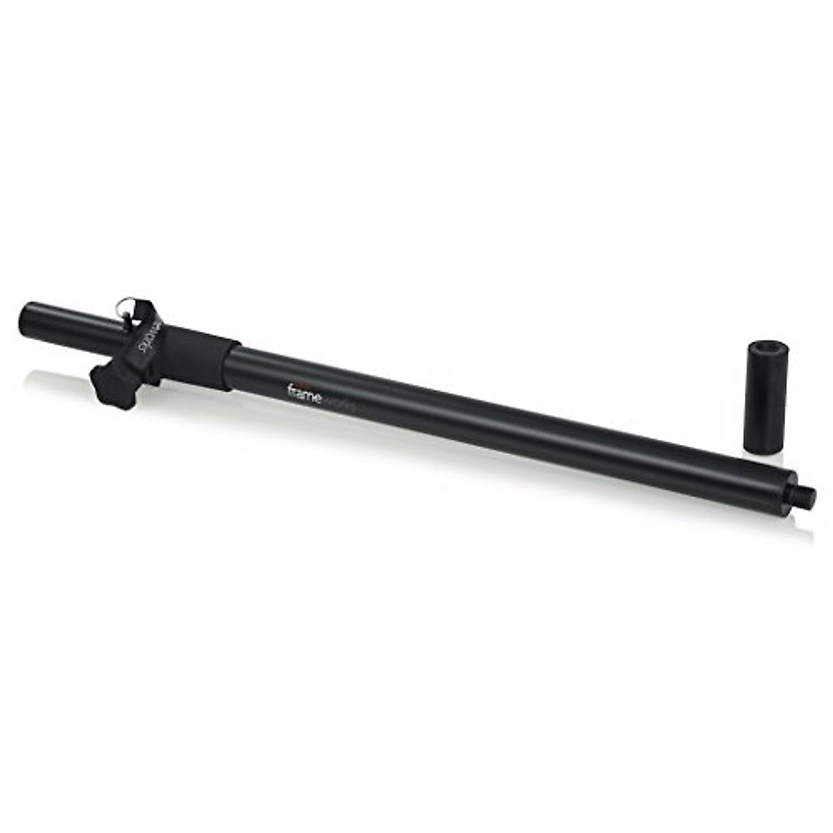 Gator Frameworks Standard Subwoofer/Speaker Extender Pole and 20mm Adapter; Fits M6 Threading (GFW-SPK-SP),Black