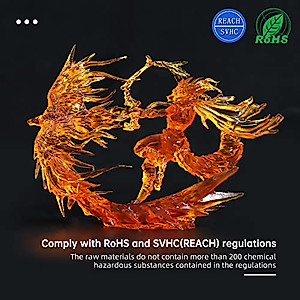 RESIONE W90B Water Washable 3D Printer Resin Almost Odorless LCD UV-Curing Resin 405nm Standard Photopolymer Resin for DLP MSLA LCD 3D Printing (Transparent Orange, 500g)