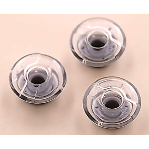 Eartip Kit Replacement for Plantronics Voyager Legend Bluetooth Headset, Medium Size Earbuds Ear Gels Tips and Foam for Voyager Legend / 5200 Earphone [ 3 Pack ] (Medium Clear)