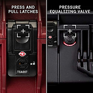 Pelican Air 1615 Travel Case - Suitcase Luggage (Blue)