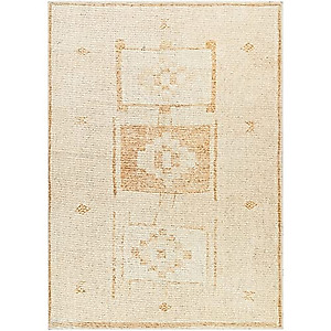 SURYA Becki Owens x Solana Medallion Area Rug, 6'7" x 9', Peach