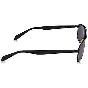 Fossil Men's Male Sunglass Style FOS 2088/S Rectangular, Matte Black, 59mm, 19mm