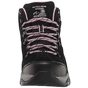 Skechers Sport Women's Women's Trego-Alpine Trail Hiking Shoe, BKLV=Black/Lavendar, 10