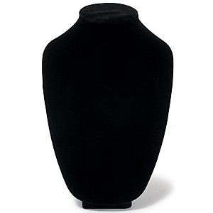 Darice 12”; Black Velvet 3D Necklace Stand by Bead Landing™