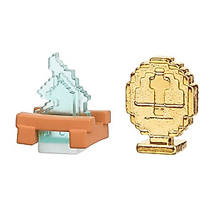 Treasure X Minecraft Caves & Cliffs Cave Adventure Pack. Mine, Discover & Craft with 16 Levels of Adventure, Mine & Craft Character & Mini Mob to Collect. Will You find The Real Gold Dipped Treasure?