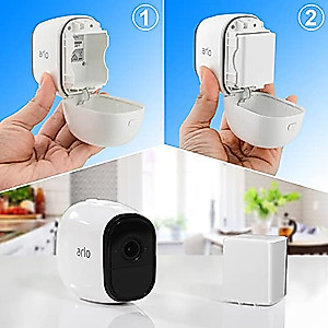 Feirsh 2440mAh Rechargeable Batteries(VMA4400), Upgraded Lithium Li-ion Arlo Batteries Compatible with Arlo Pro, Arlo Pro 2, NOT Compatible for Arlo Ultra/Pro3