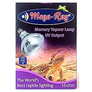 Mega-Ray Mercury Vapor Bulb - 160 Watts (120V)