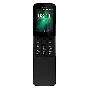 Nokia 8110 (TA-1059) 512MB / 4GB 2.45-inches Factory Unlocked, International Stock (Black)