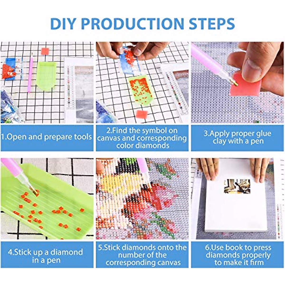 Full Drill Beautiful Guardian Angel Girl Square Diamond Painting by Number Kits for Praying Girl Adults Crystal Rhinestone Cross Stitch Beautiful Pictures for Wall Decor Gift 30x40cm/11.8x15.8inch