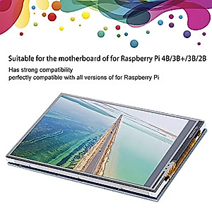 FOLOSAFENAR 3.5inch Monitor, PCB 480×320 Portable Sensitive Touchscreen with Stylus Pen for Raspberry Pi 4B for Daily Work Study