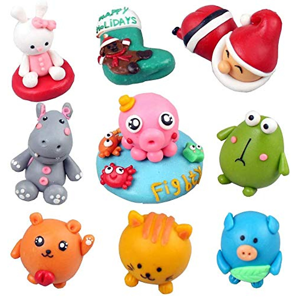 CiaraQ 24 Colors Small Block Polymer Clay Starter kit, Oven Bake Clay, CPSC Conformed Non-Toxic Molding DIY Clay, Great for Kids, Beginners.