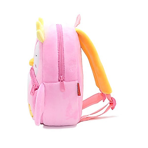 NICE CHOICE Cute Toddler Backpack Toddler Bag Plush Animal Cartoon Mini Travel Bag for Baby Girl Boy 2-6 Years(Cute Penguin)