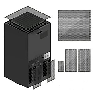 Dust Proof Cover for Xbox Series X Console, Dust Filter Cover Kit Accessories Compatiable with for Xbox Series X Controller (A Set of dust-Proof nets)