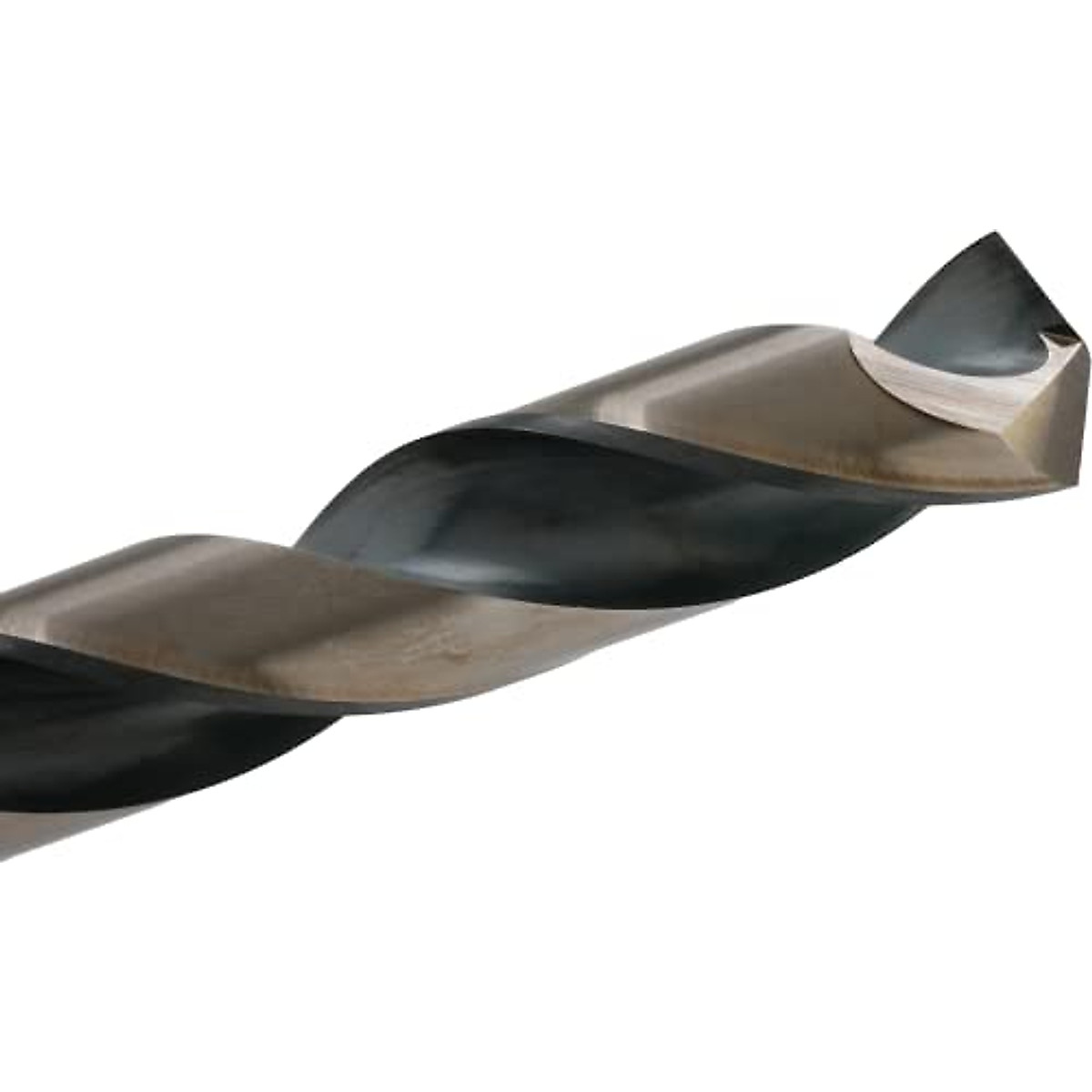 Cle-Line C17054 7/8 in. x 6 in. Black and Gold Oxide Finish High Speed Steel Silver & Deming 118-Degree Twist Drill Bit (1-Pack)