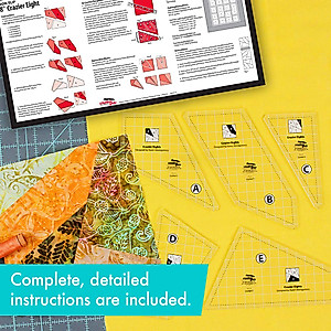 Creative Grids Crazier Eights Template 5pc Set - CGRMT7