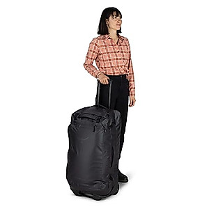 Osprey Transporter 90L Wheeled Travel Duffel Bag, Black, One Size