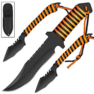 Armory Replicas Tiger on the Prowl Hunting & Throwing Knife Set