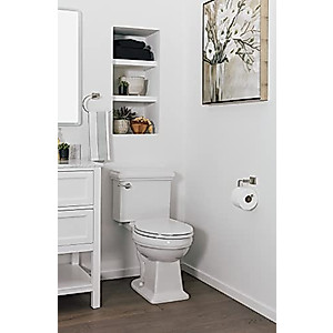 Miseno MNO240C2BWH Miseno MNO240C Santi Two-Piece High-Efficiency Toilet with Elongated Chair Height Bowl - Includes Soft Close Seat, Wax Ring Kit, and Classic Style Tank Lid