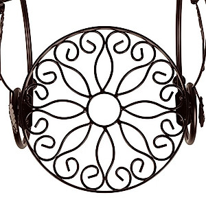 HLC 3 Tier Tall Plant Stand Outdoor Flower Stand Flower Pot Holder Display for Patio Garden Corner Balcony Living Room