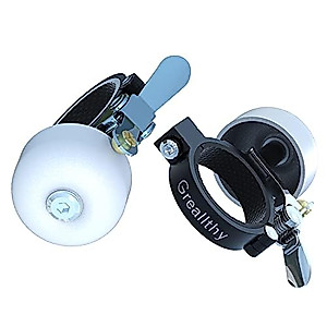 Greallthy Bike Bell Classic Brass Bicycle Bell,Bike Bells for Adults Kids,Loud Sound Bicycle Bell Fit for 0.87-1.25in/22.2-31.8mm Bicycle Handlebars,Road Mountain Bike Accessories.