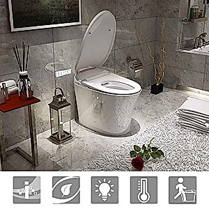 Smart Toilet, Bidet Toilet, Heated Seat, Integrated Multi Function, Tankless Toilet, Smart Bidet, Automatic Flushing, Remote Control, One Piece Toilet, Smart Toilet with Bidet Built In