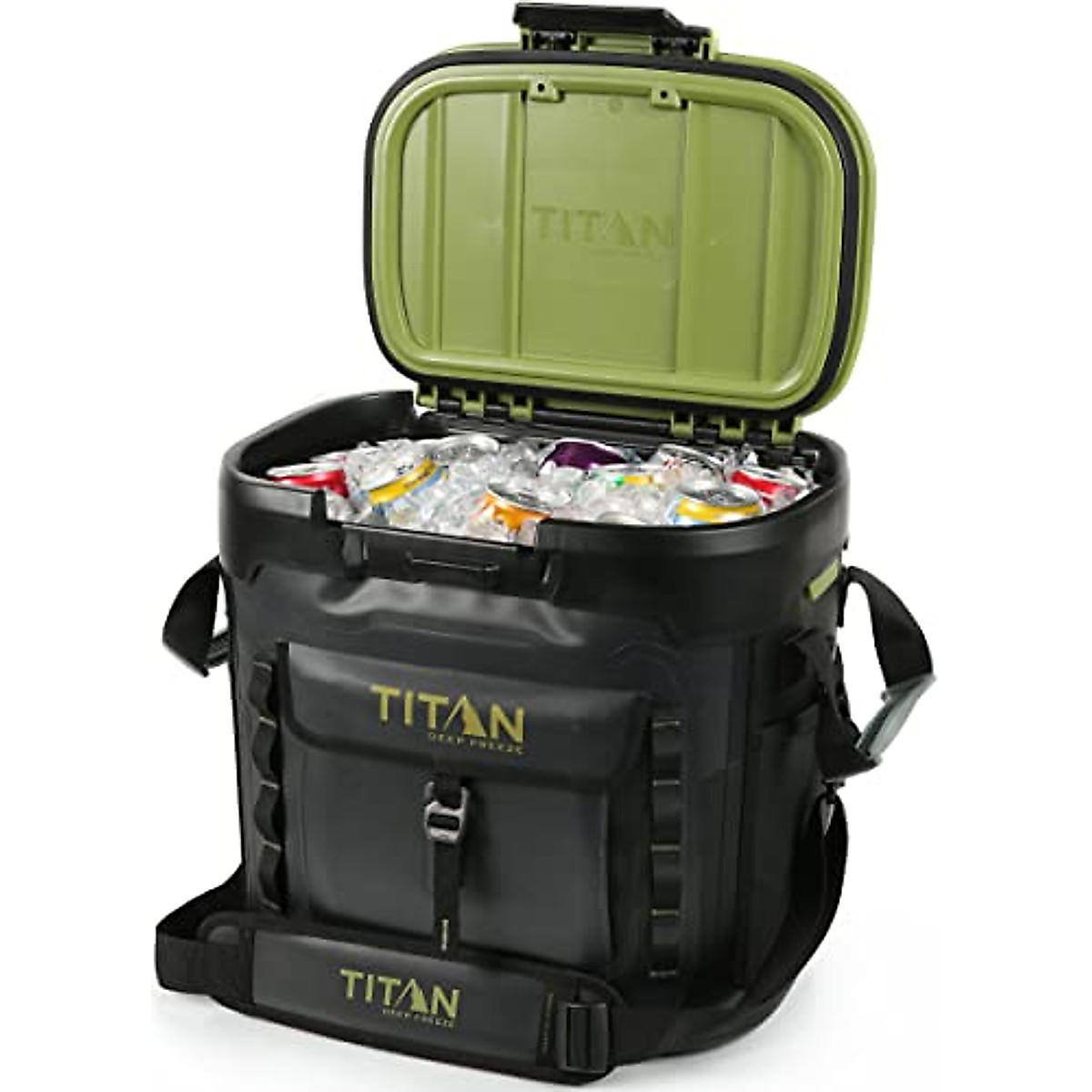 Titan Deep Freeze Welded Coolers and Welded Backpacks, Leak Proof, Microban Protection, and Multi-Day Ice Retention