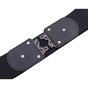 Syuer Womens Vintage Wide Elastic Stretch Waist Belt Retro Cinch Belt