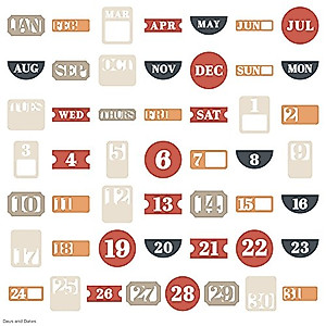 Cricut 2002574 Days and Dates Cartridge